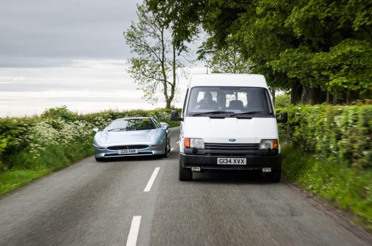 The XJ220 Transit Van – Great British Sports Cars